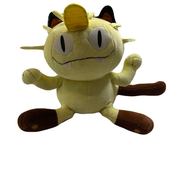 Pokemon | Toys | Vintage Pokemon Meowth Giant Plushie | Poshmark